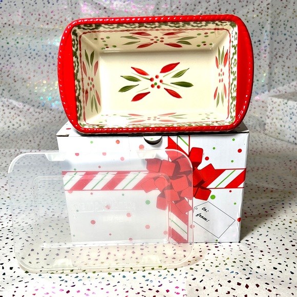 Temptations | Kitchen | Temptations Old World Ceramic Loaf Baking Dish ...